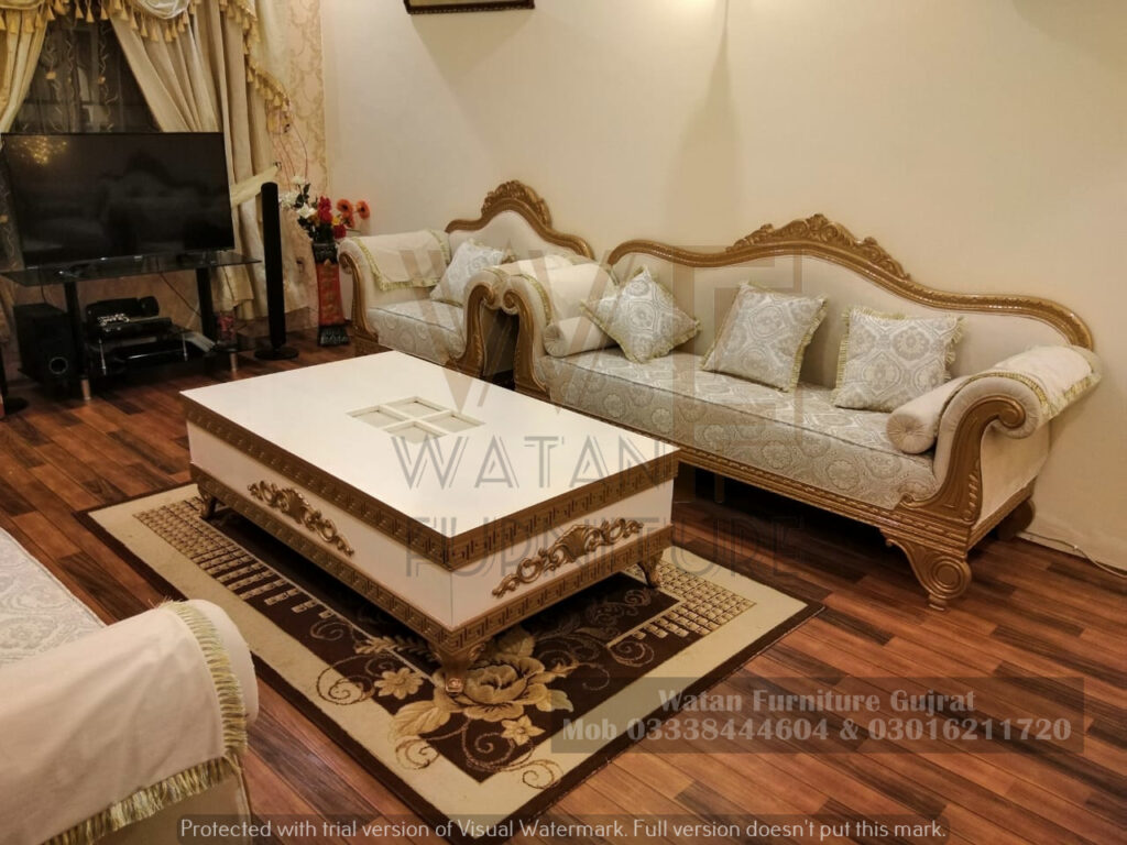 Sultan Luxury Sofa 7 Seater WF-212 - Watan Furnitures Gujrat